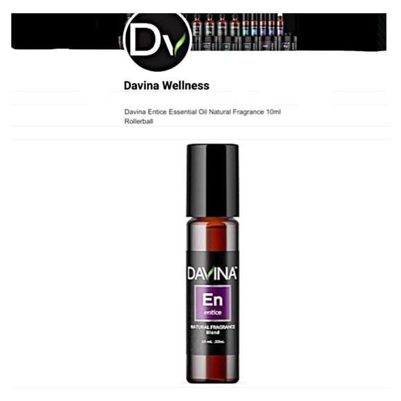Amazon | Skincare | Davina Wellness Entice Rollerball Essential Oil ...